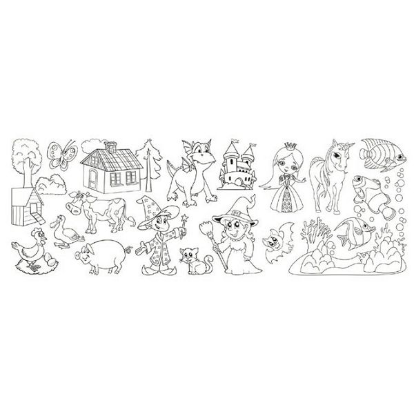 Bojanka u roli samoljepljiva 30cmx4m Dječaci i Djevojčice Global Notes